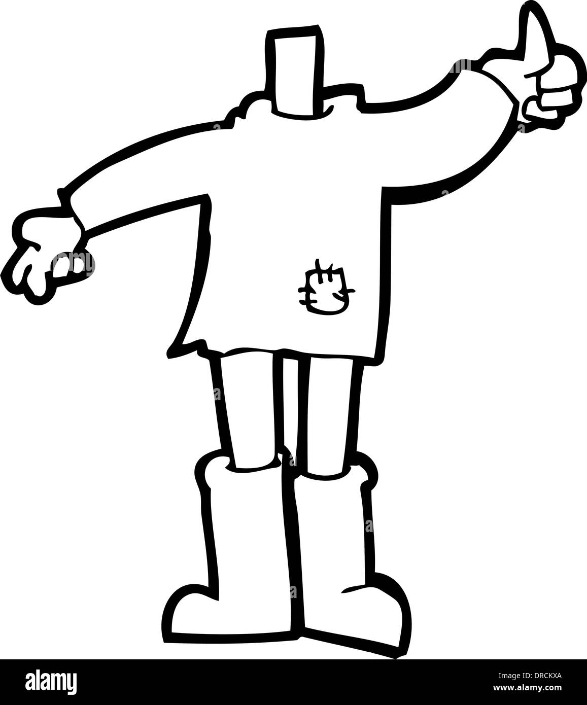 cartoon body (mix and match cartoons or add photo faces Stock Vector ...