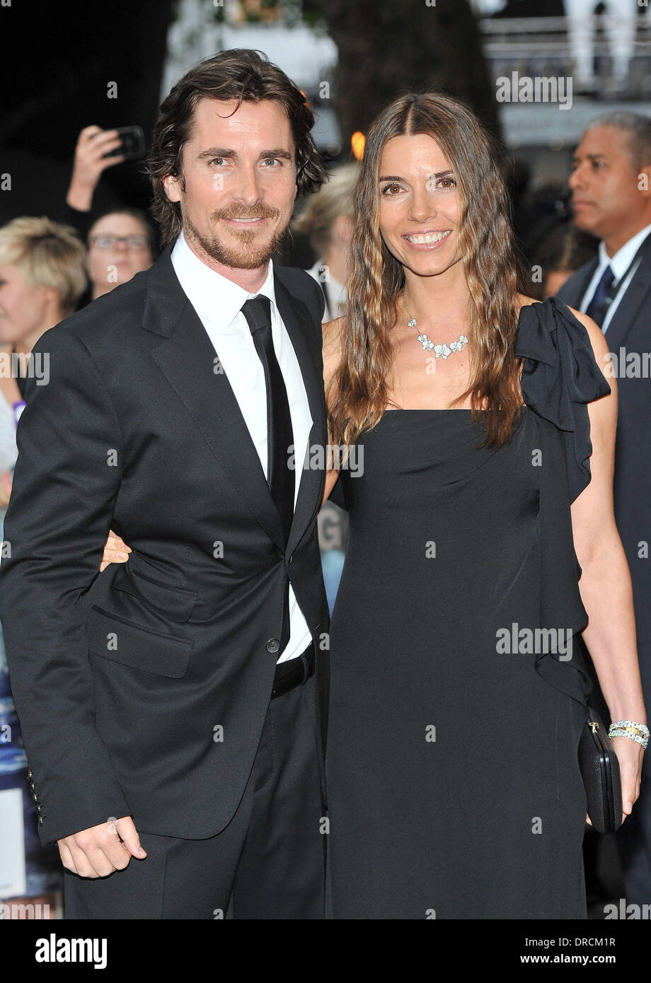 Christian Bale and Sibi Blazic The European Premiere of 'The Dark ...