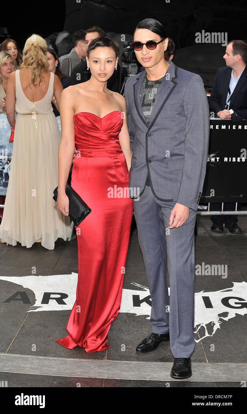 Leah and Nat Weller The European Premiere of 'The Dark Knight Rises ...