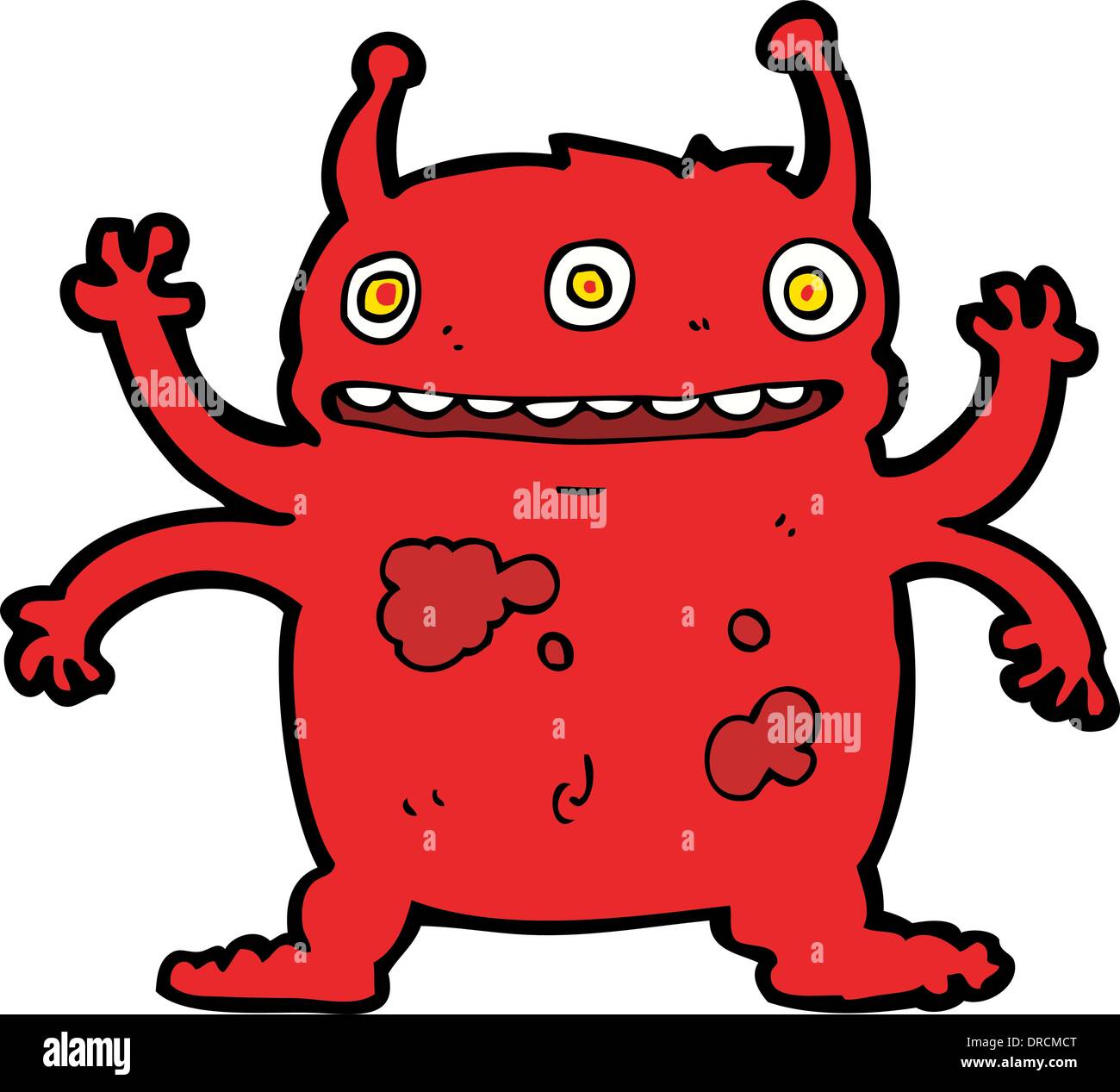 cartoon alien monster Stock Vector Image & Art - Alamy