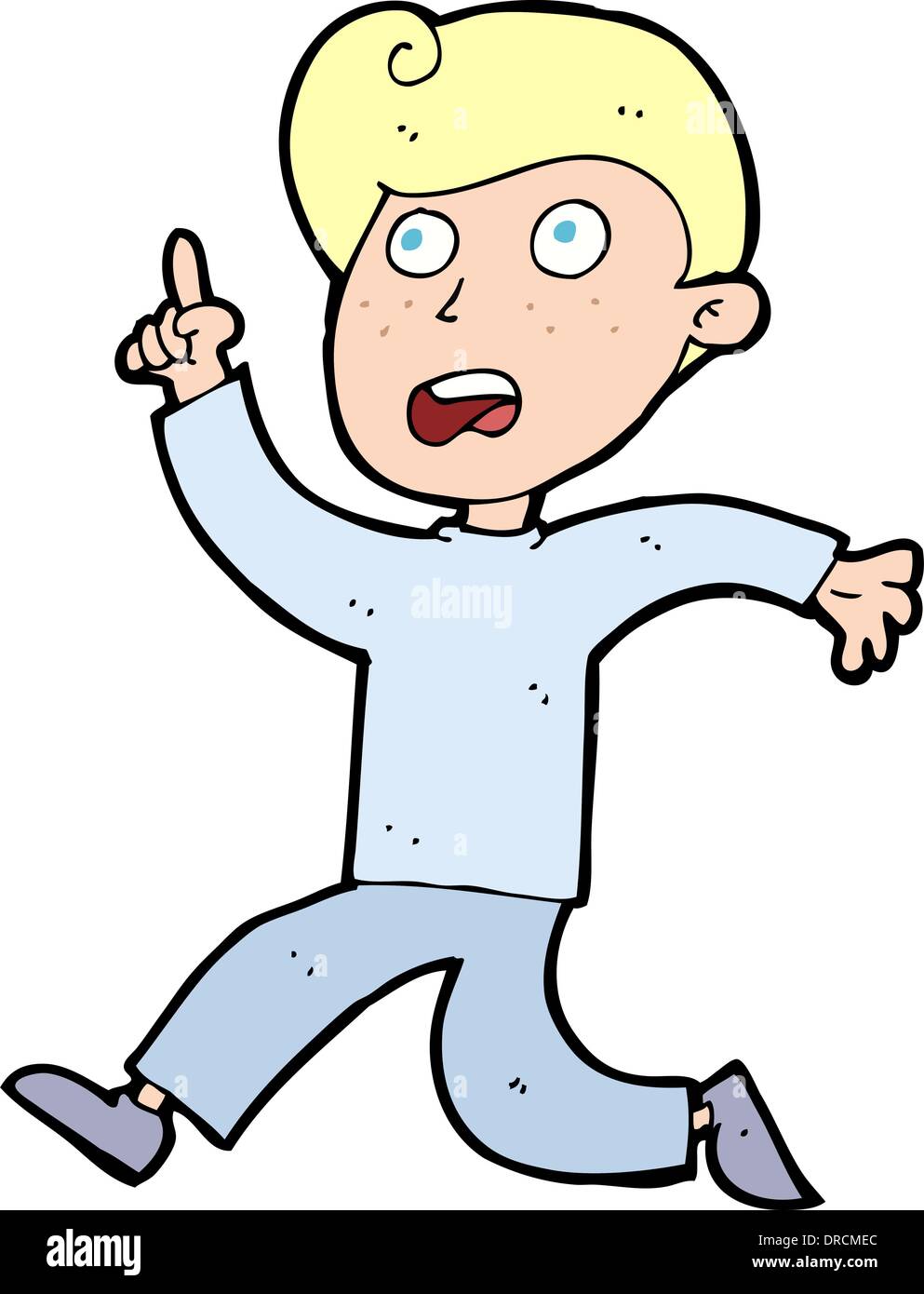 cartoon boy panicking Stock Vector Image & Art - Alamy