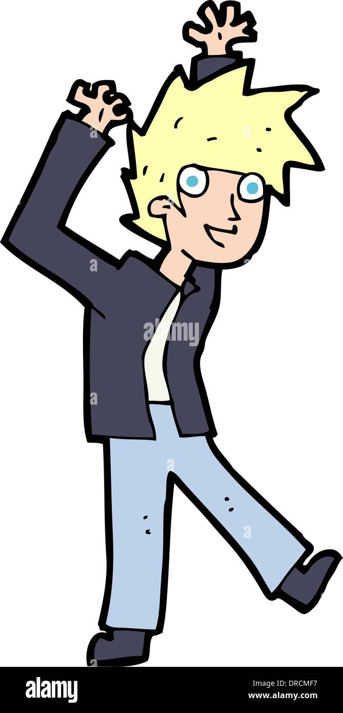 cartoon excited boy Stock Vector Image & Art - Alamy