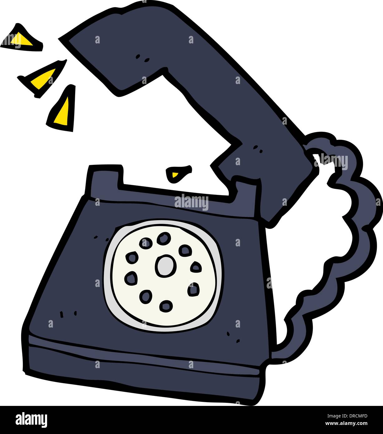 cartoon ringing telephone Stock Vector Image & Art - Alamy