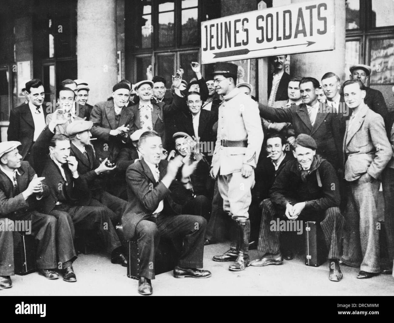 French mobilisation WWII Stock Photo - Alamy