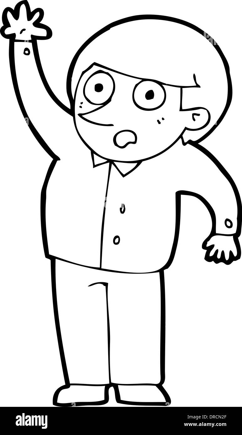 cartoon man asking question Stock Vector Image & Art - Alamy