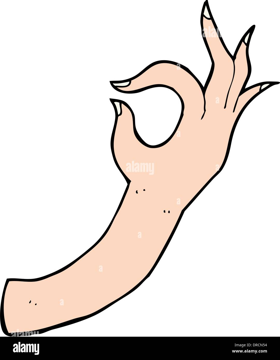 cartoon hand symbol Stock Vector Image & Art - Alamy