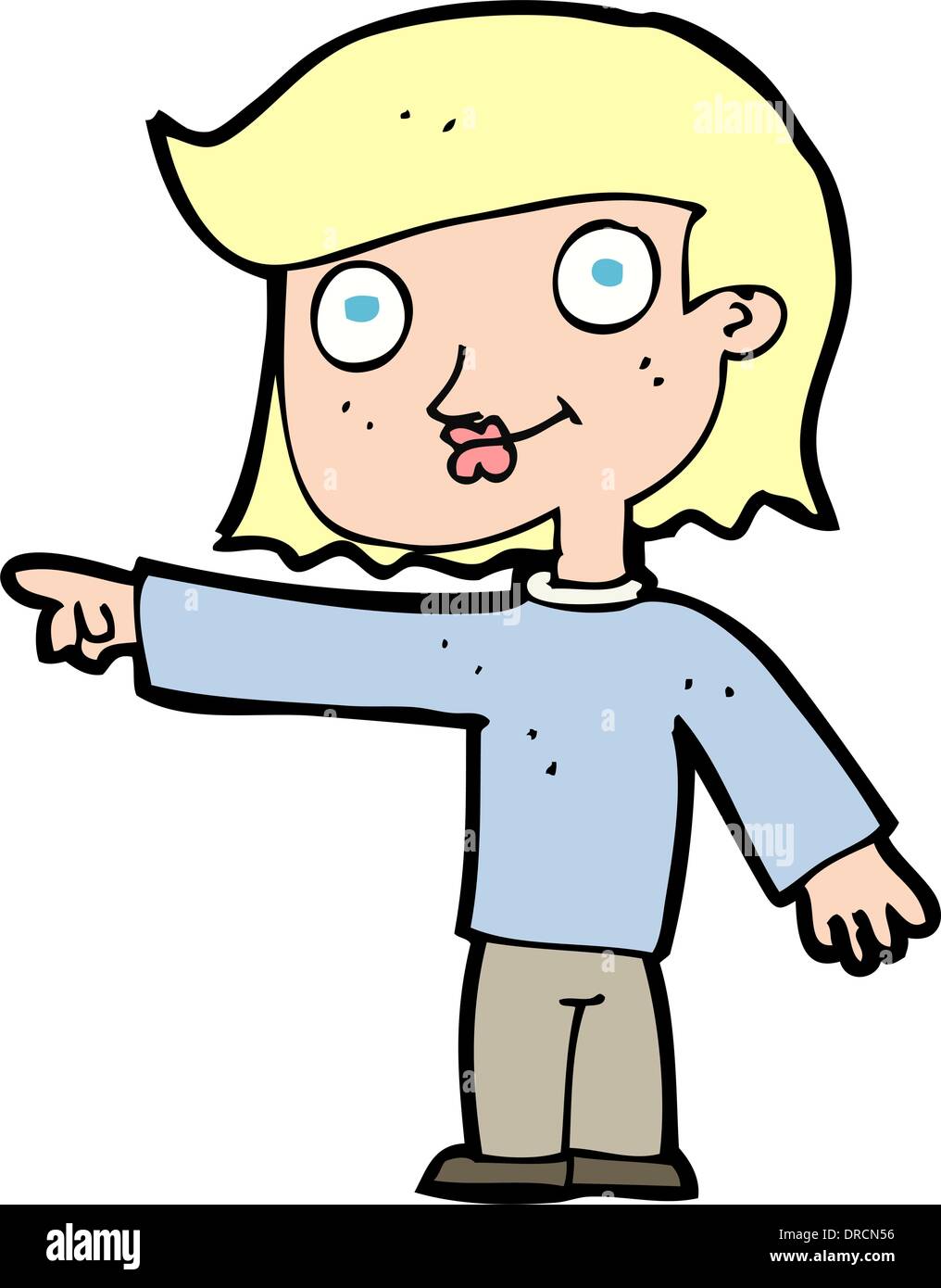 cartoon pointing person Stock Vector Image & Art - Alamy