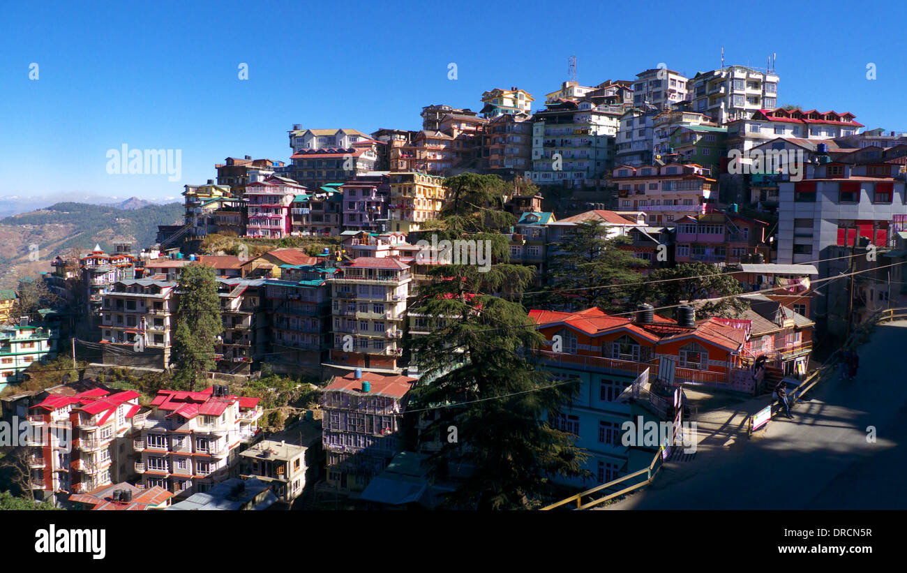 Shimla, Shimla District, Himachal Pradesh, North India Stock Photo - Alamy