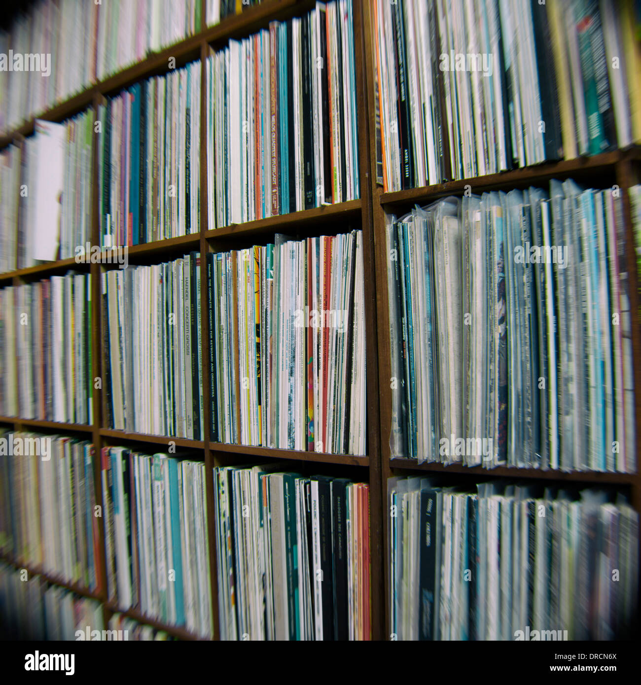A large collection of LP records. Analogue sources are becoming an ...