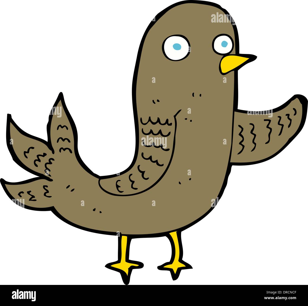 cartoon waving bird Stock Vector Image & Art - Alamy