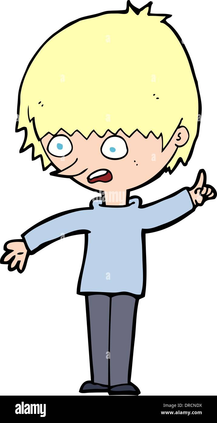 cartoon boy with question Stock Vector Image & Art - Alamy