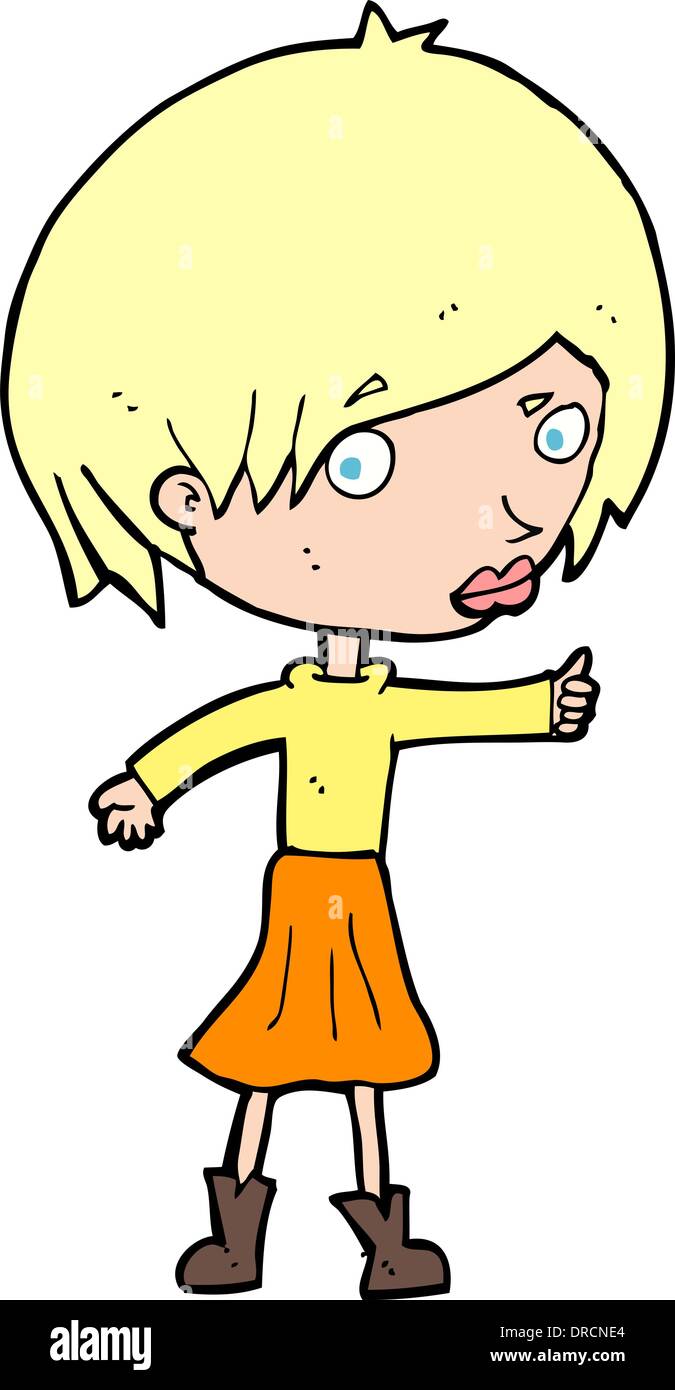 cartoon woman raising eyebrow Stock Vector Image & Art - Alamy