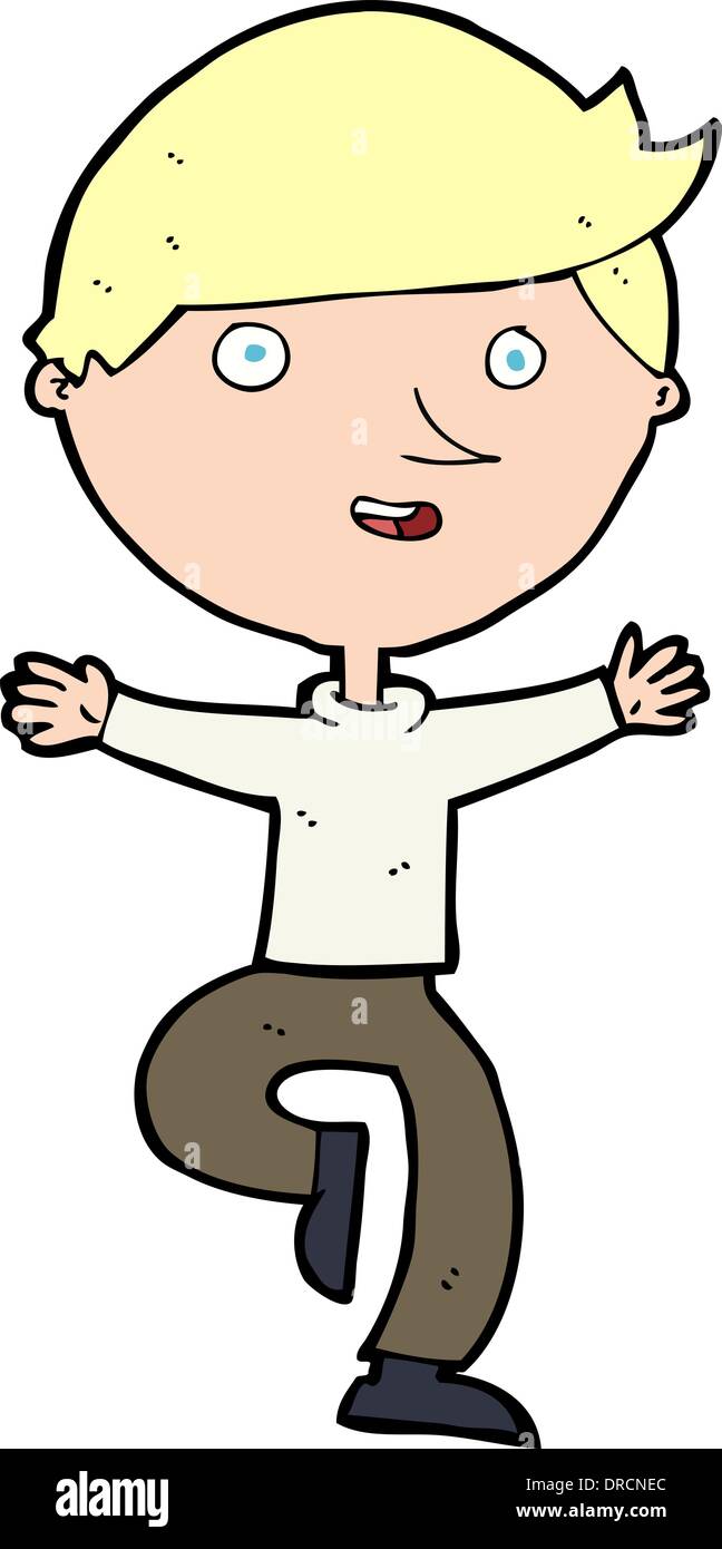 cartoon excited man Stock Vector Image & Art - Alamy