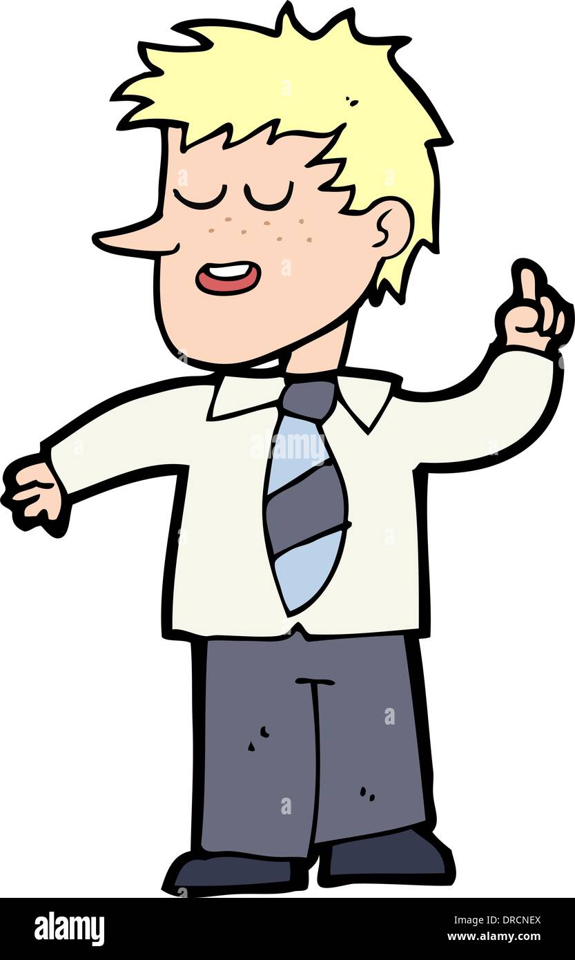 cartoon man with good idea Stock Vector Image & Art - Alamy