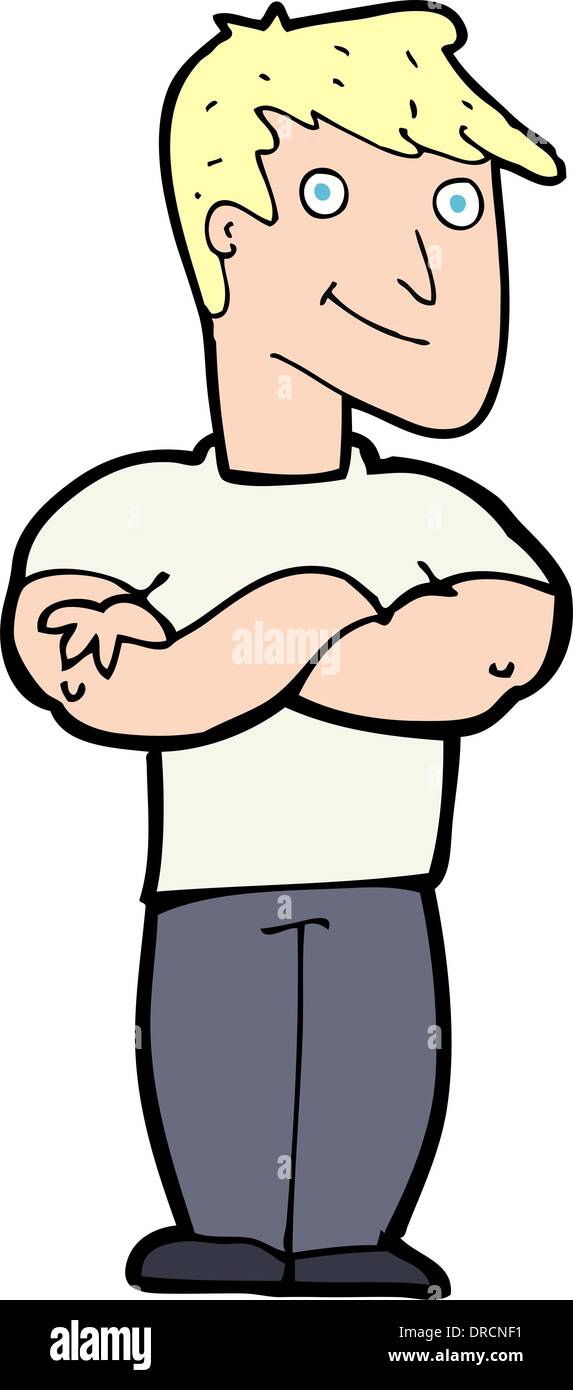 cartoon muscular man Stock Vector Image & Art - Alamy
