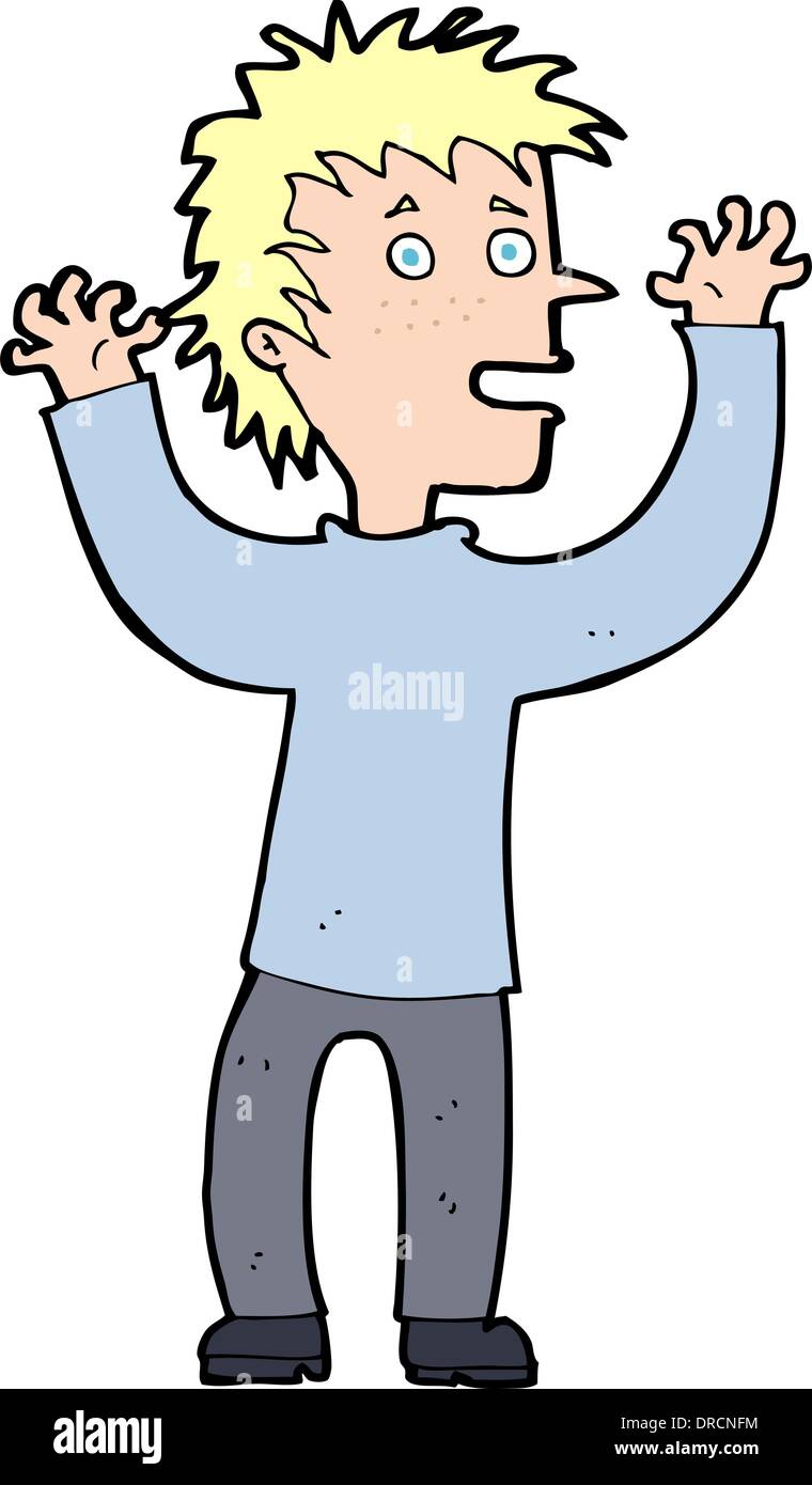 cartoon excited boy Stock Vector Image & Art - Alamy