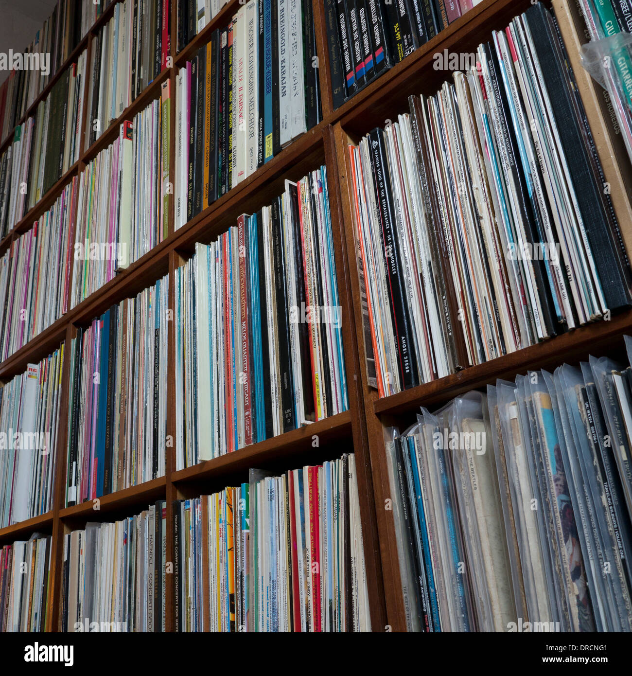 A large collection of LP records. Analogue sources are becoming an ...