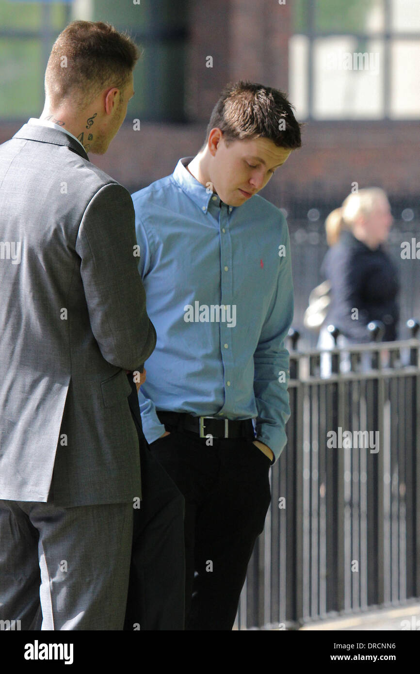 Arrivals at Guildford Magistrates' Court for a case involving Dappy ...