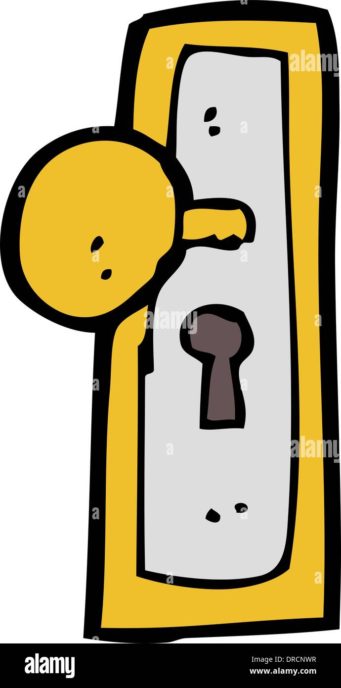 cartoon door knob Stock Vector Image & Art - Alamy