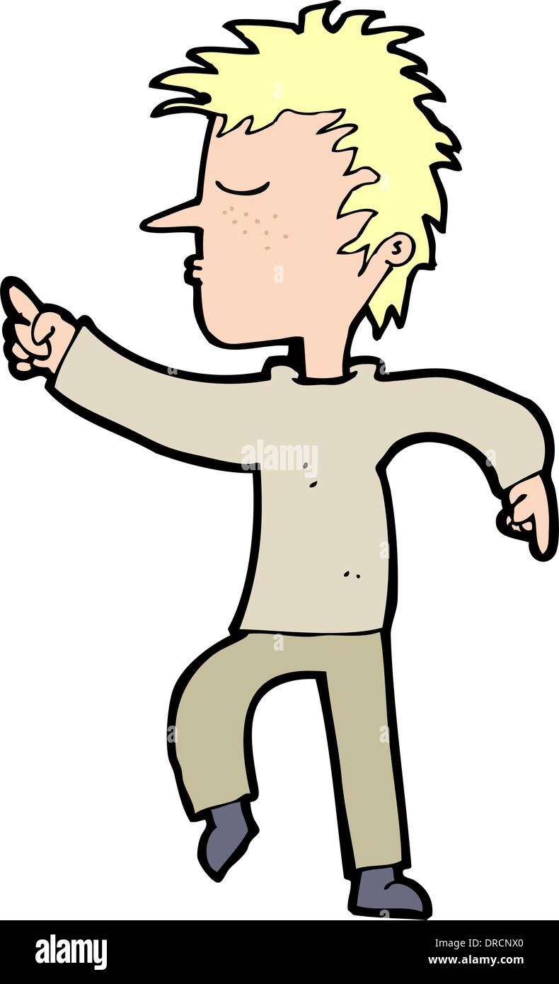 cartoon man pointing Stock Vector Image & Art - Alamy