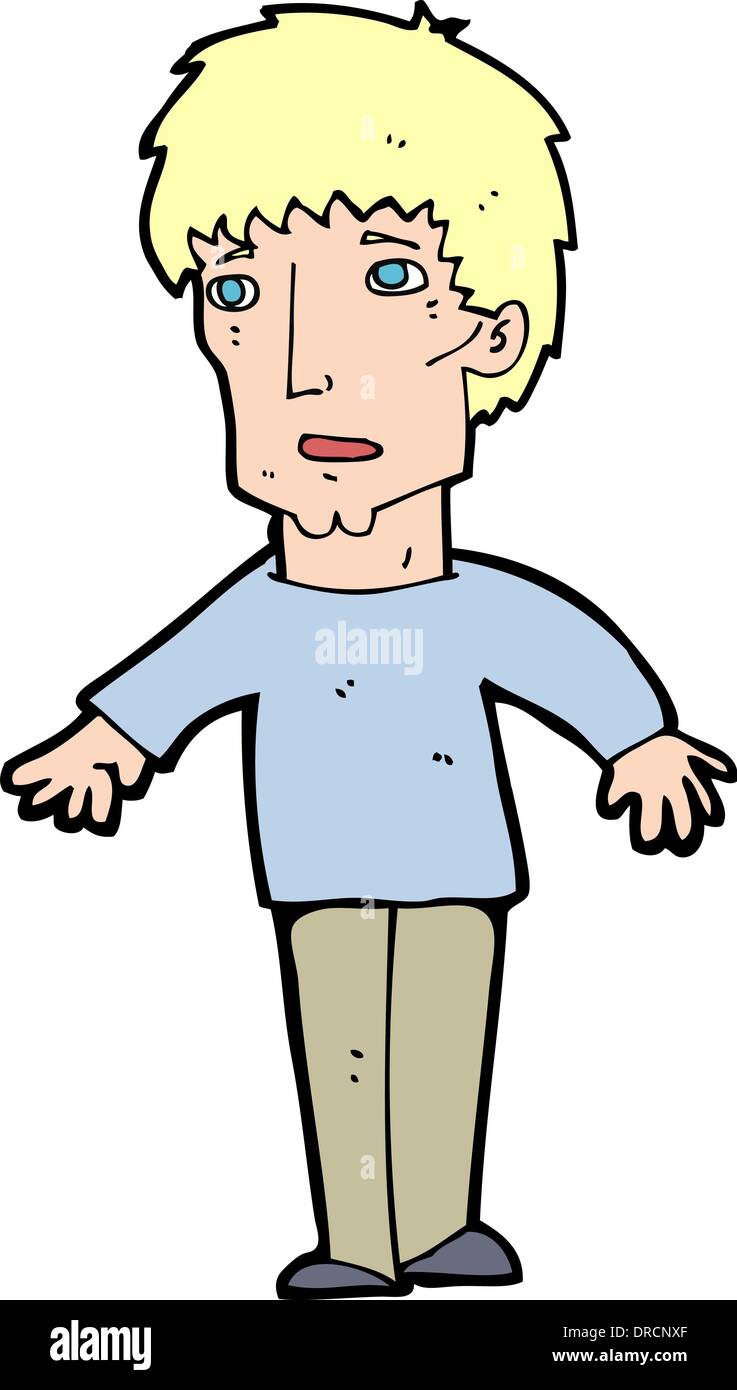 cartoon surprised man Stock Vector Image & Art - Alamy