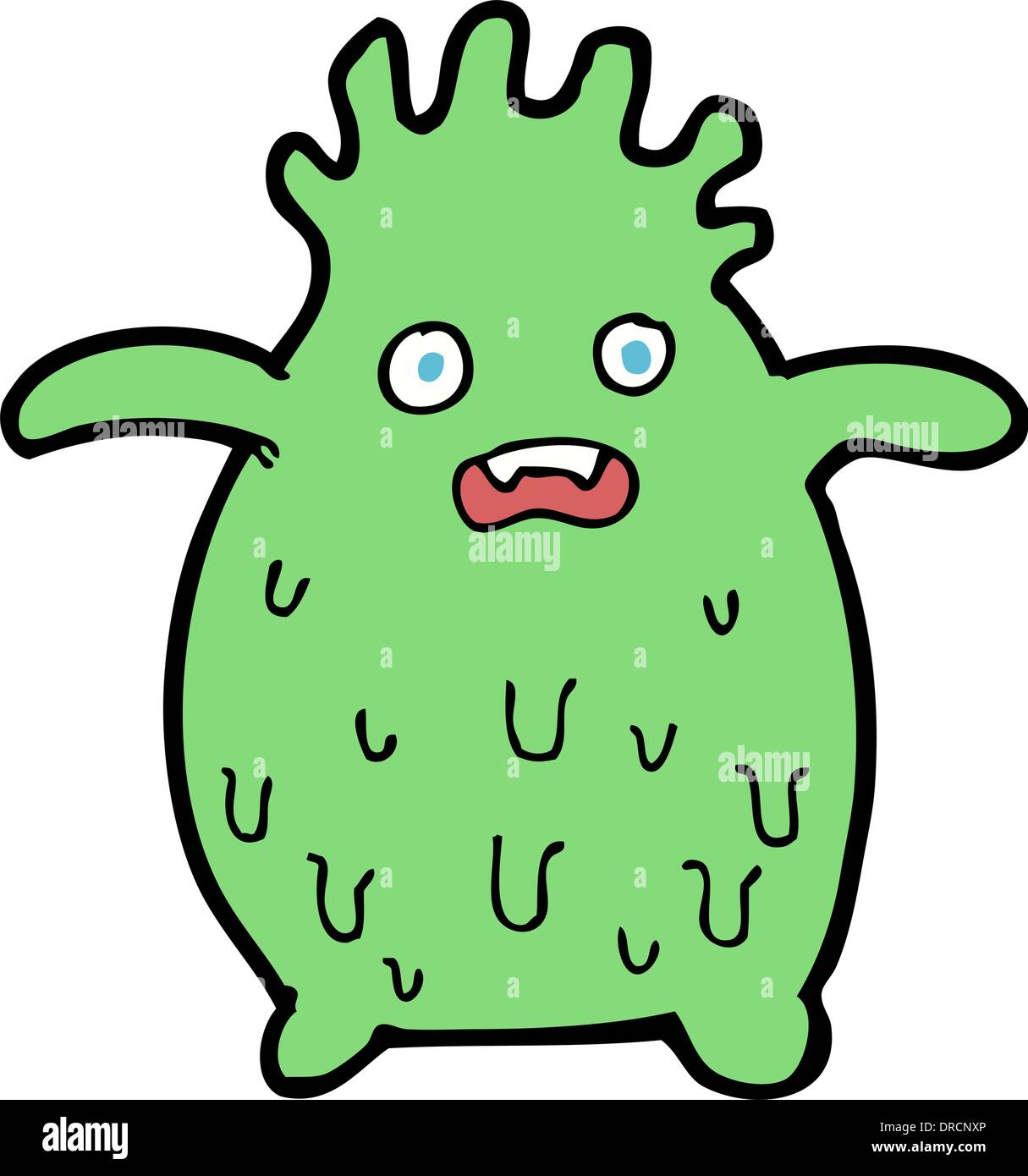 cartoon funny slime monster Stock Vector Image & Art - Alamy