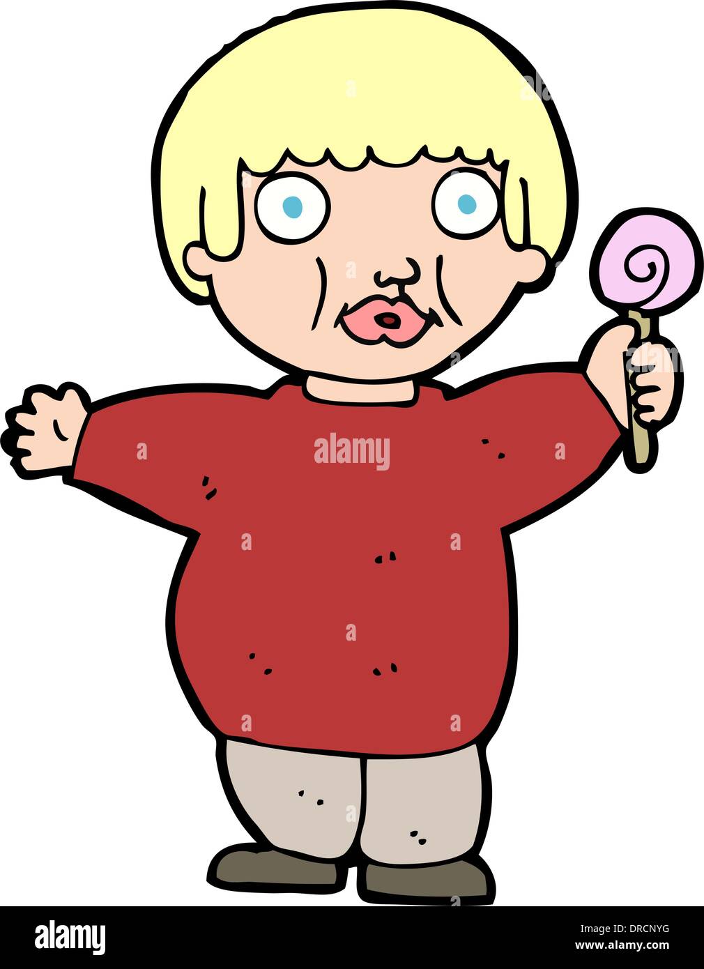 cartoon fat child Stock Vector Image & Art - Alamy