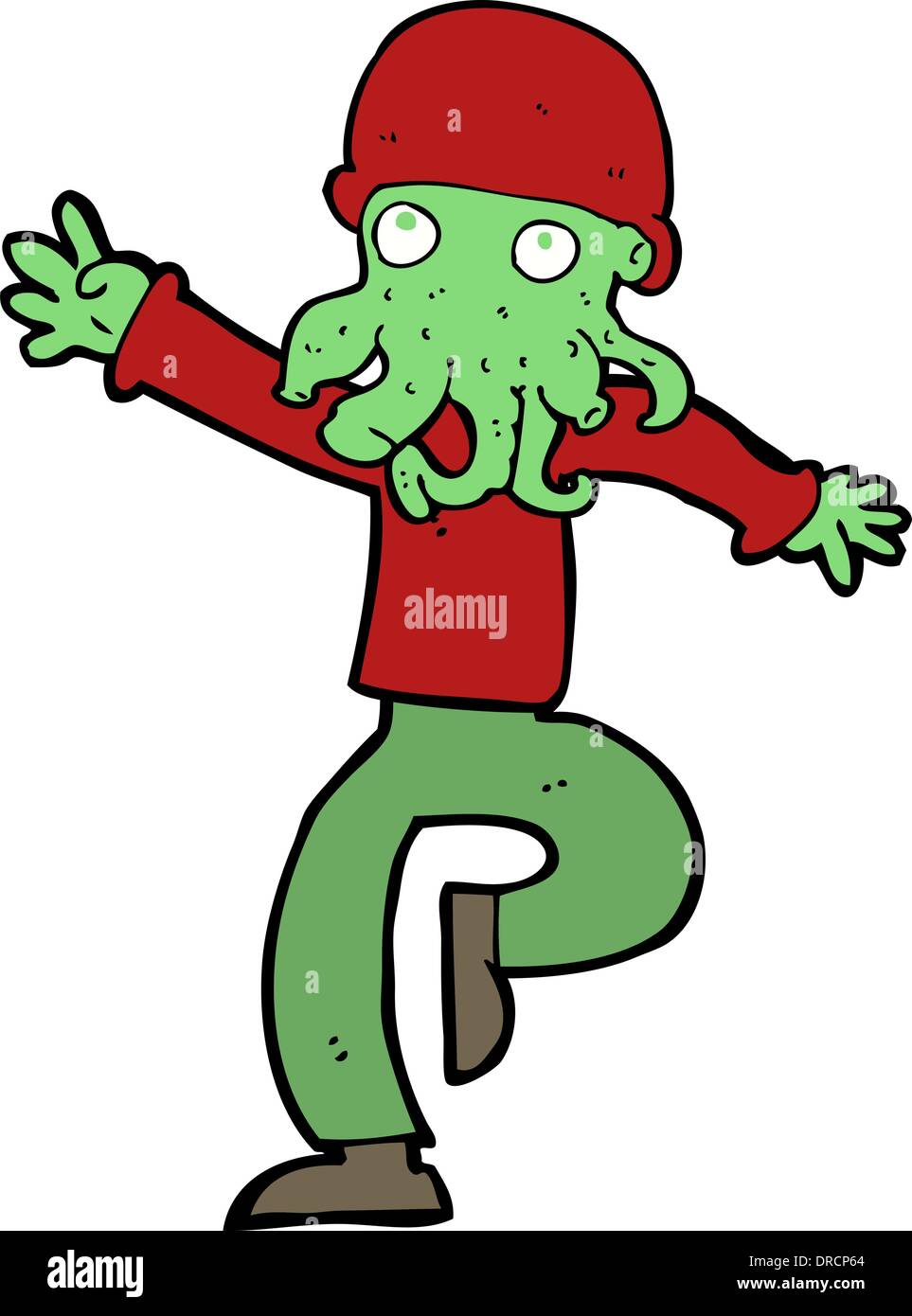 cartoon alien monster man Stock Vector Image & Art - Alamy