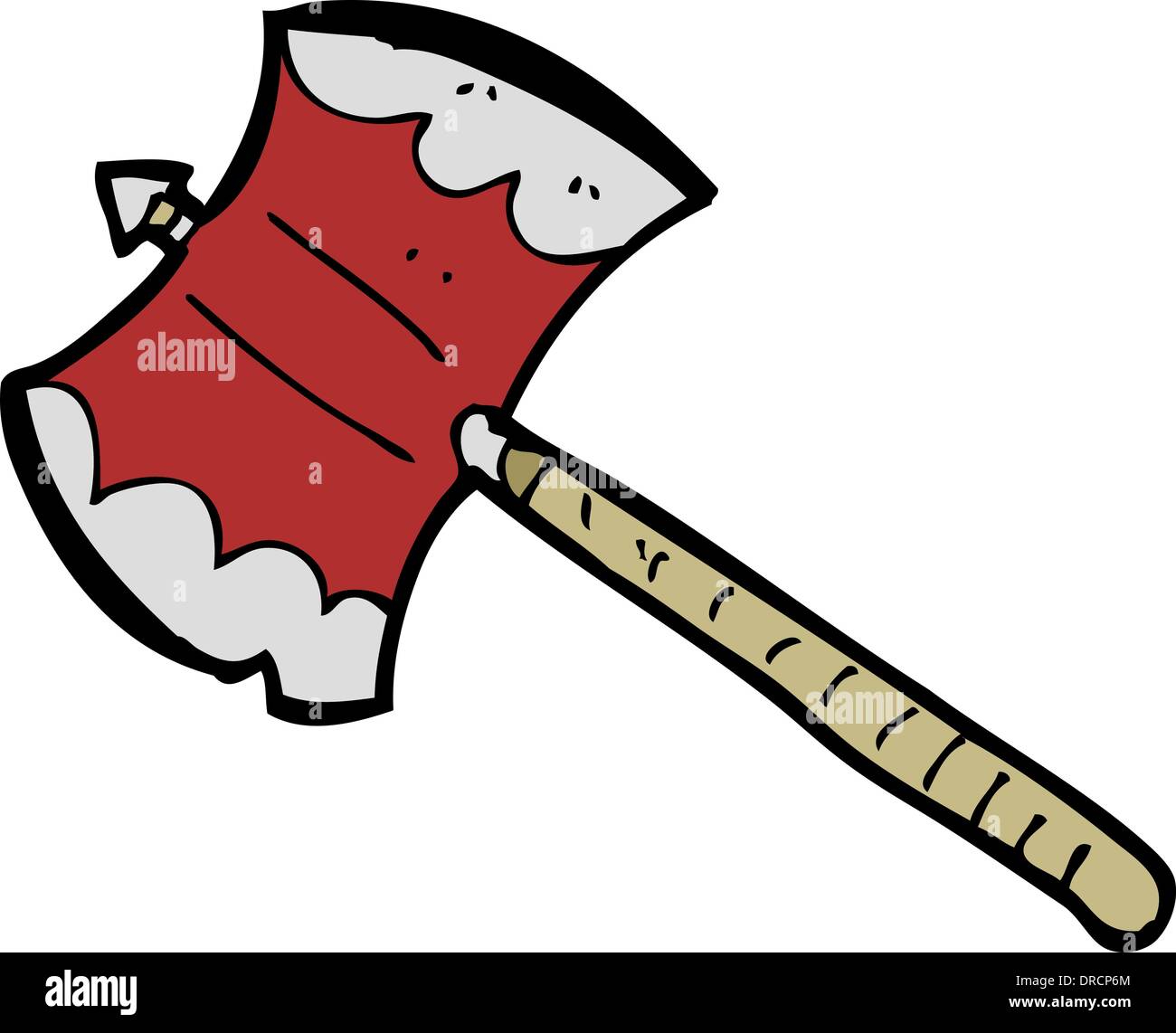 cartoon double sided axe Stock Vector Image & Art - Alamy