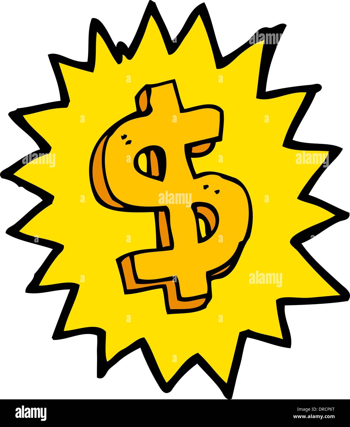 cartoon dollar symbol Stock Vector Image & Art - Alamy