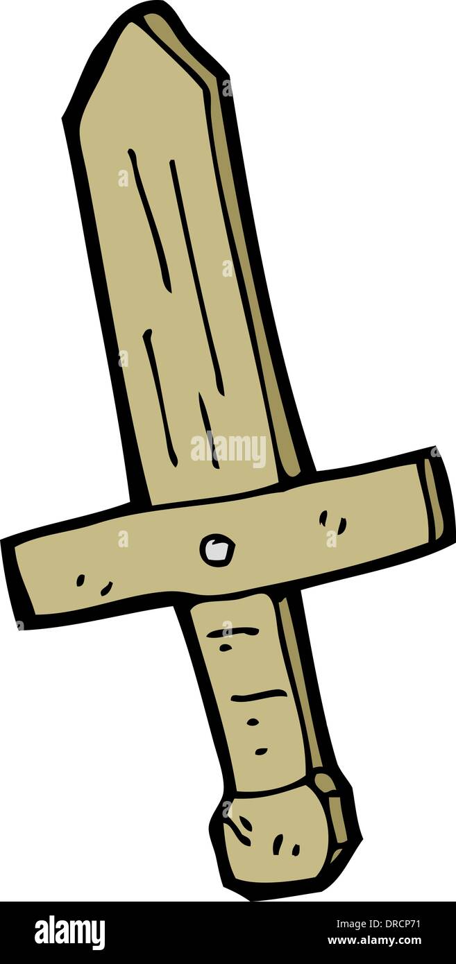 cartoon wooden sword Stock Vector Image & Art - Alamy