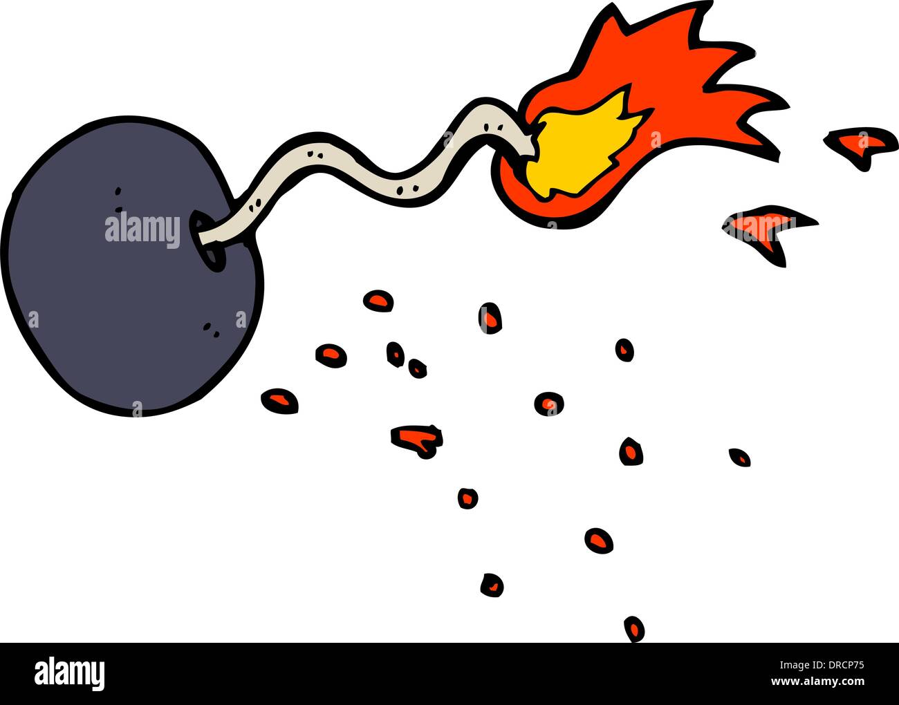 cartoon round bomb Stock Vector Image & Art - Alamy