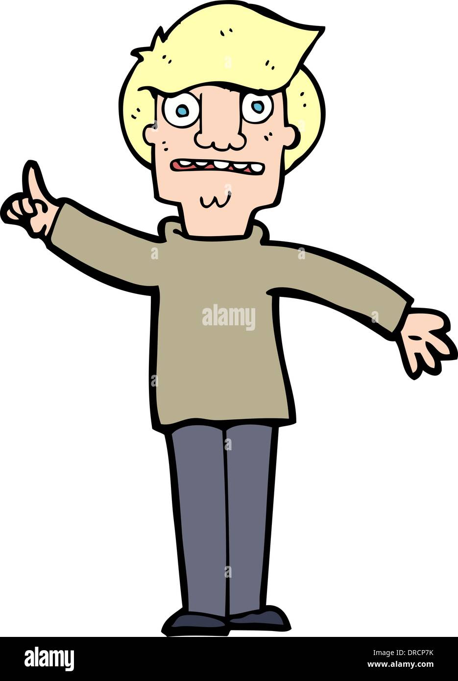 cartoon man asking question Stock Vector Image & Art - Alamy