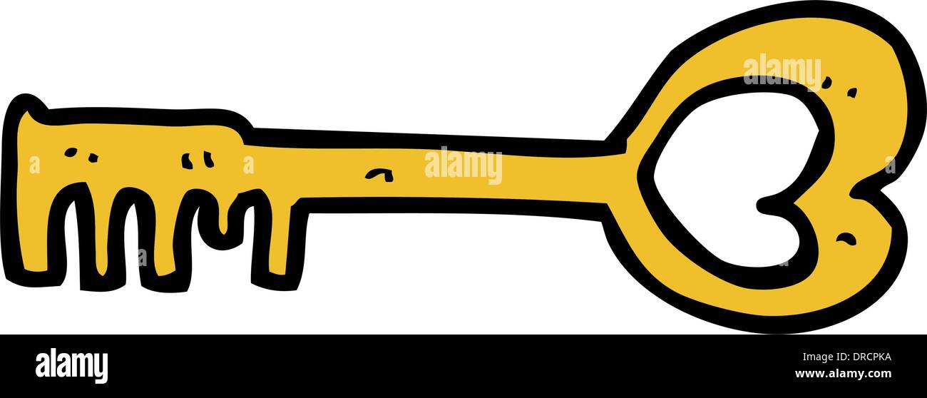 cartoon heart shaped key Stock Vector Image & Art - Alamy