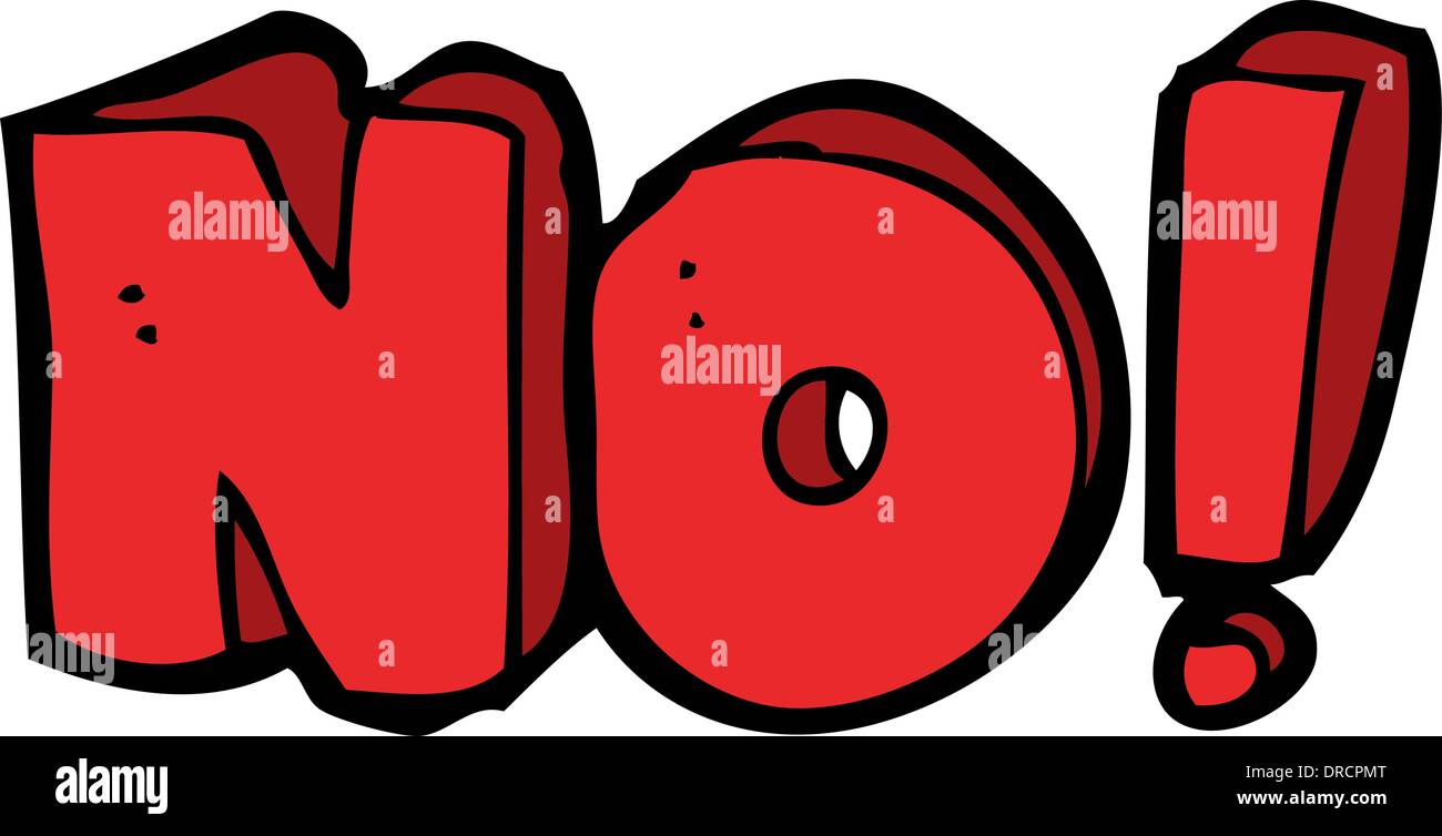 cartoon no symbol Stock Vector Image & Art - Alamy