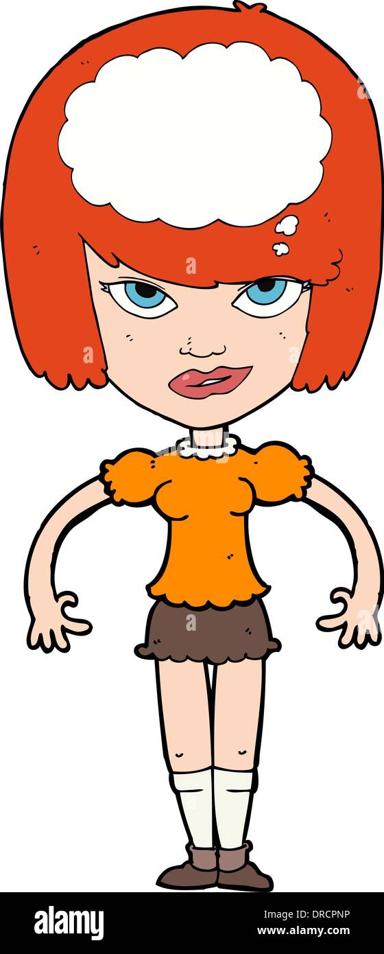 cartoon woman with idea Stock Vector Image & Art - Alamy