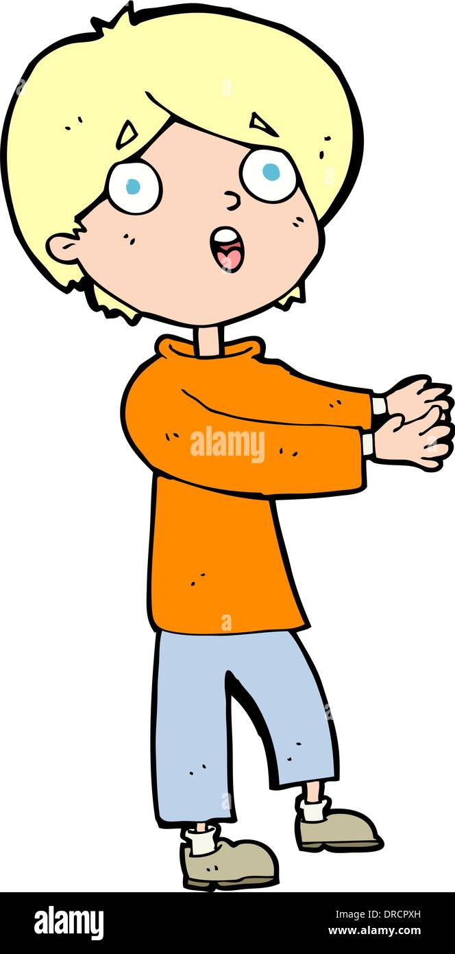 cartoon shocked boy Stock Vector Image & Art - Alamy