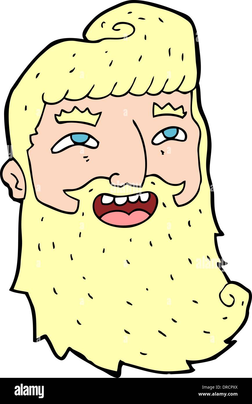cartoon laughing bearded man Stock Vector Image & Art - Alamy