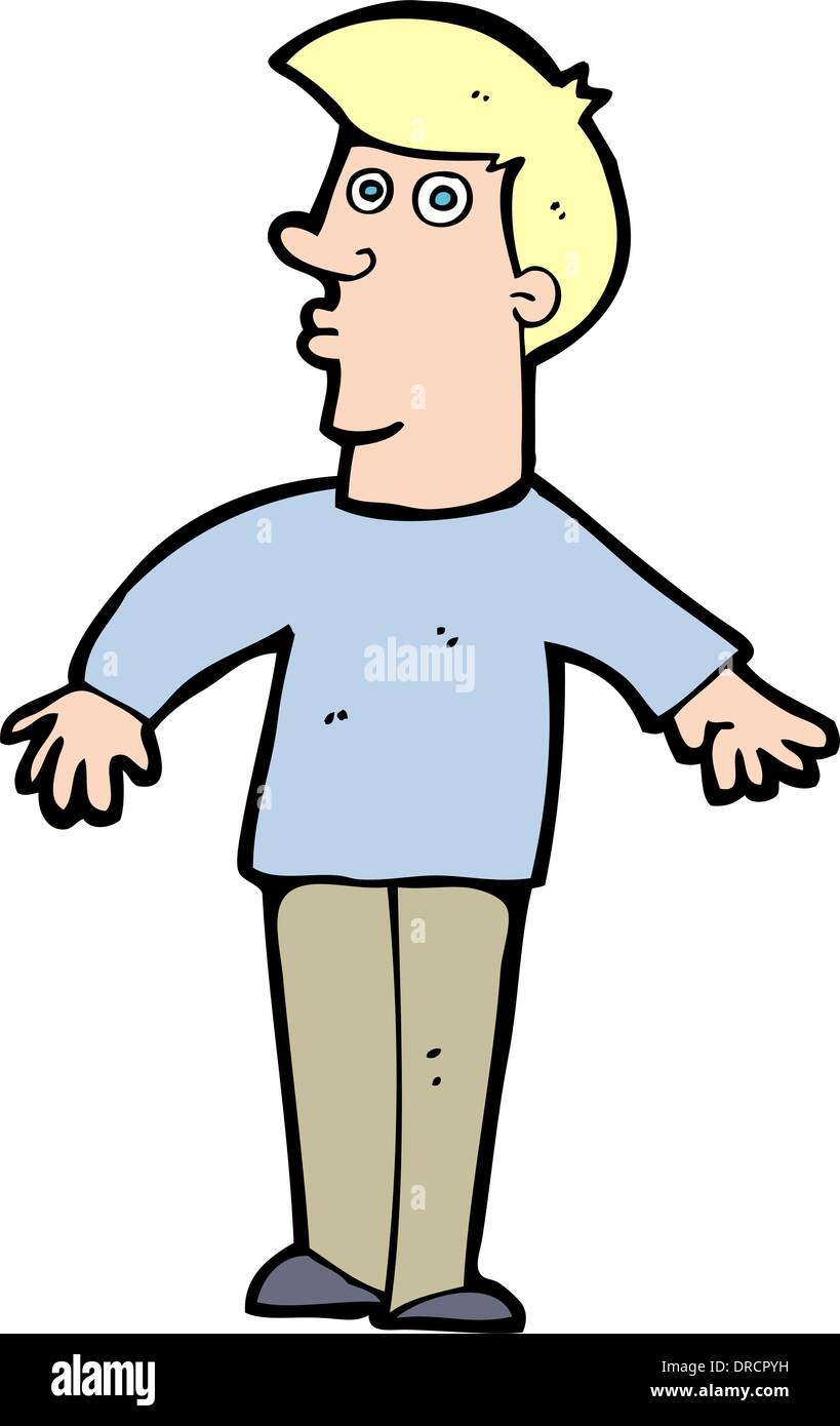 cartoon surprised man Stock Vector Image & Art - Alamy