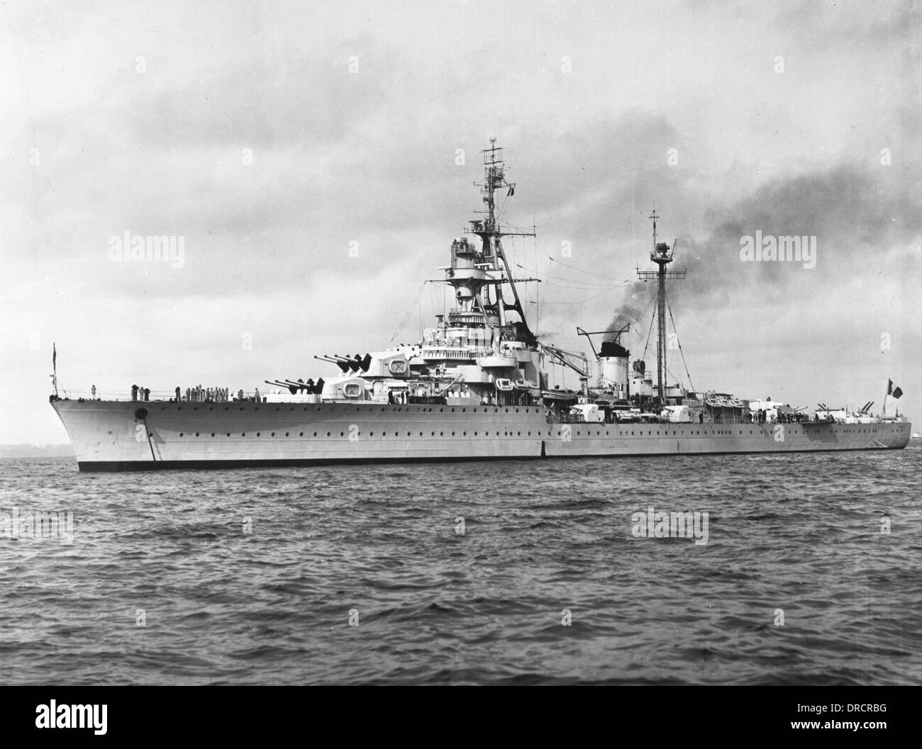 French light cruiser WWII Stock Photo - Alamy