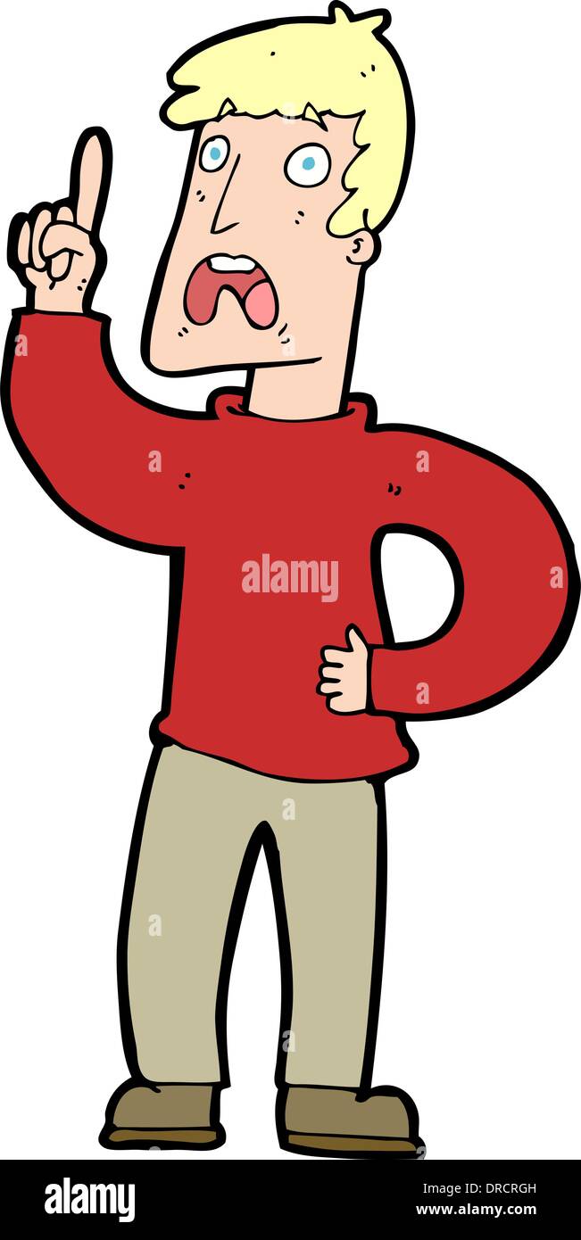 cartoon man with complaint Stock Vector Image & Art - Alamy