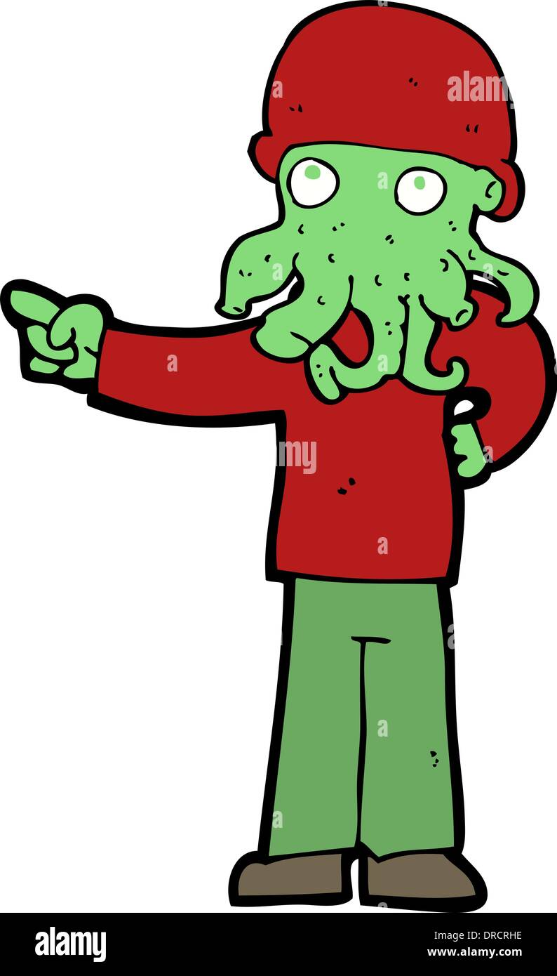 cartoon alien monster man Stock Vector Image & Art - Alamy
