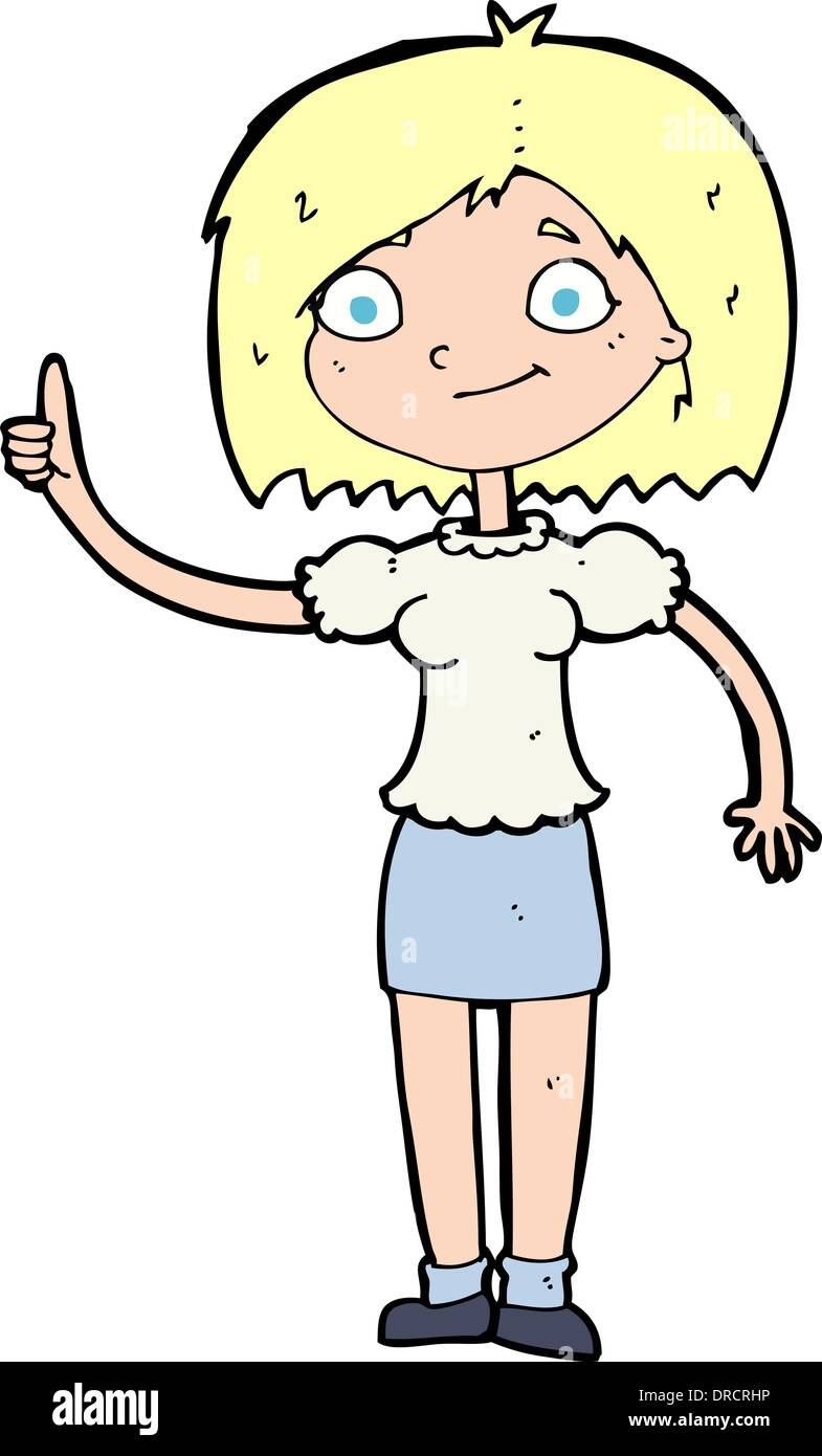 cartoon woman with idea Stock Vector Image & Art - Alamy