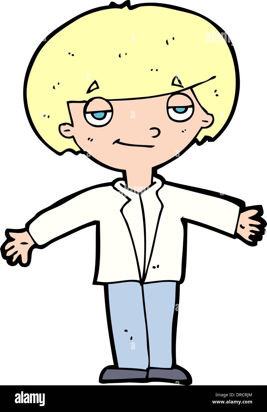 cartoon smug boy Stock Vector Image & Art - Alamy