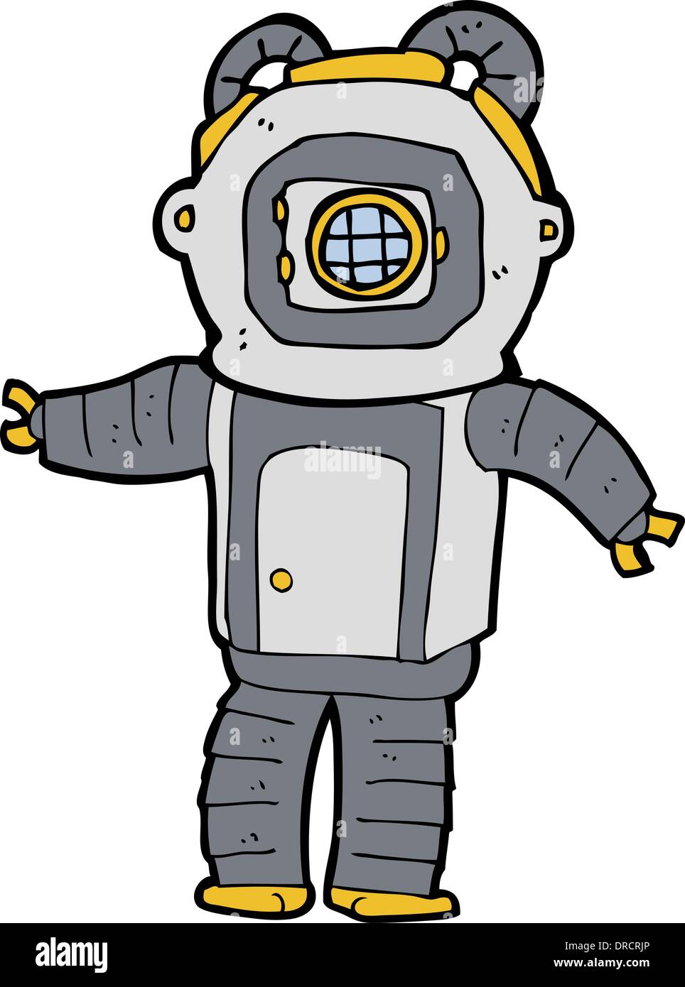 cartoon deep sea diver Stock Vector Image & Art - Alamy