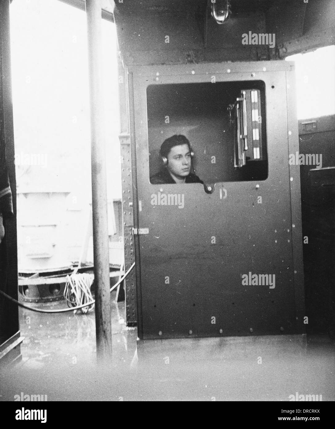 Sonar station WWII Stock Photo - Alamy