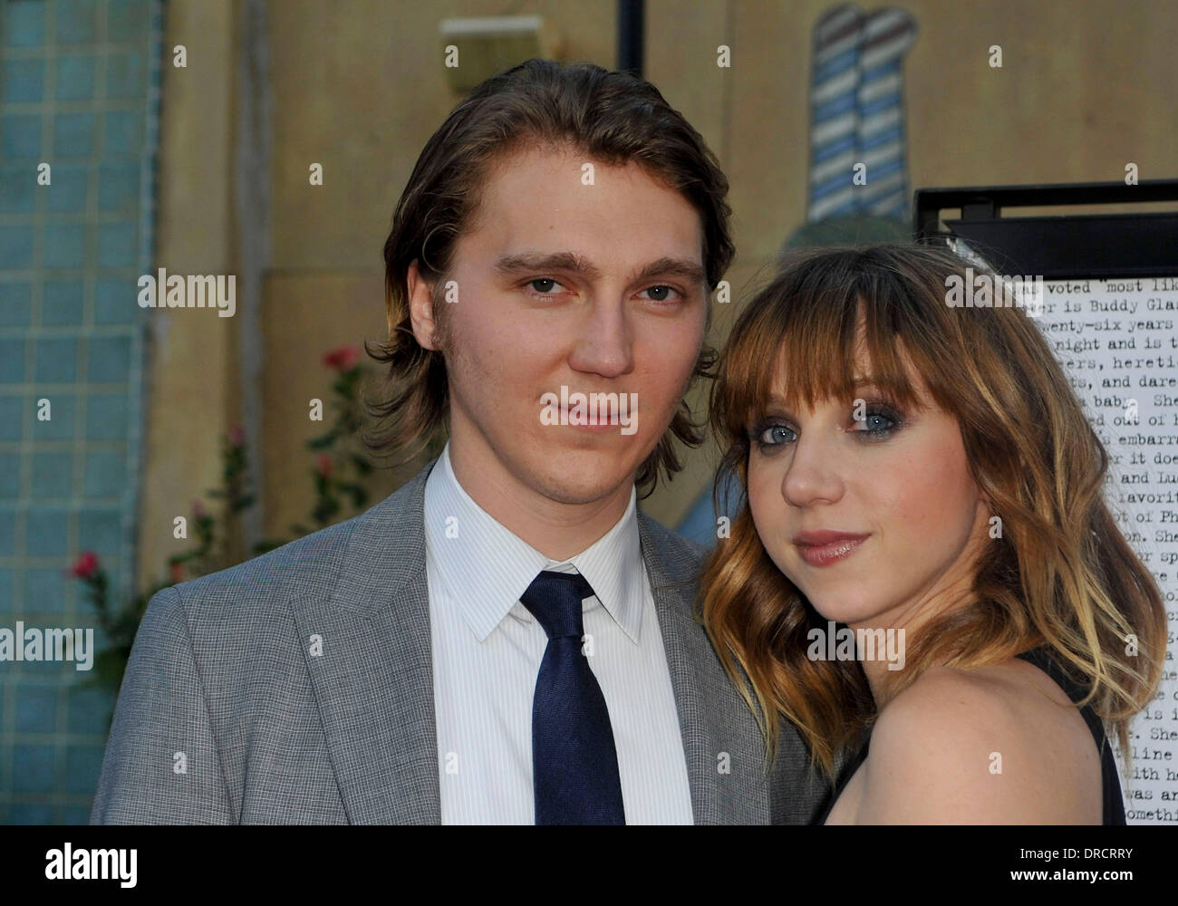 Paul Dano, Zoe Kazan The Los Angeles premiere of Ruby Sparks, held at ...