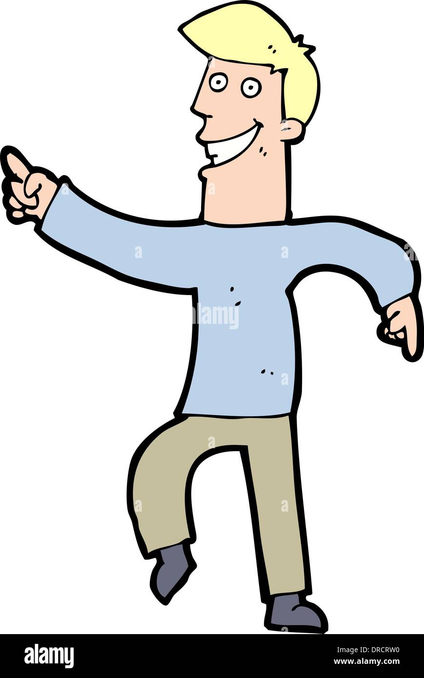 cartoon grinning man Stock Vector Image & Art - Alamy