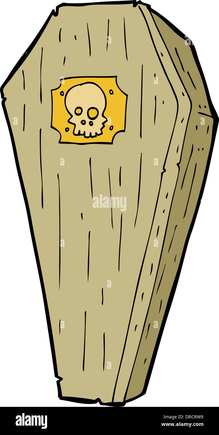 spooky cartoon coffin Stock Vector Image & Art - Alamy