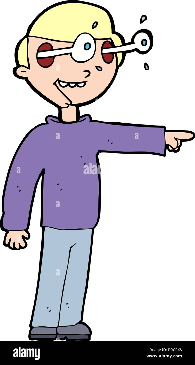 Cartoon boy pointing out Stock Vector Images - Alamy